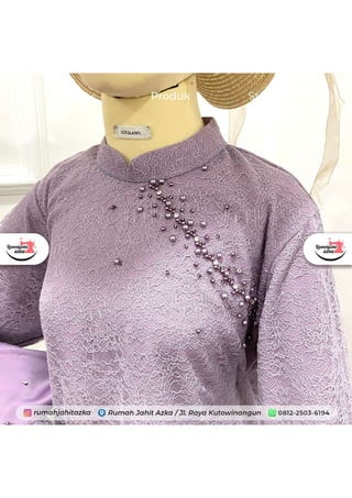 Kebaya Songket Payet Couple Anak Rumah Jahit Azka | PDF