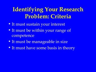Developing Research Question | PPT