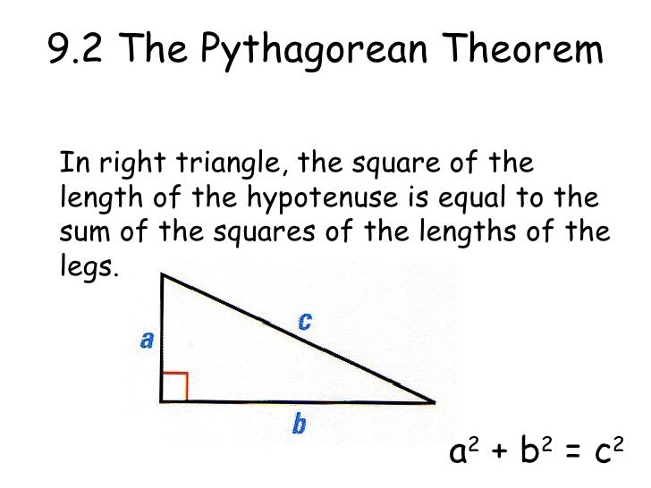 8 2 Pythag Theorem