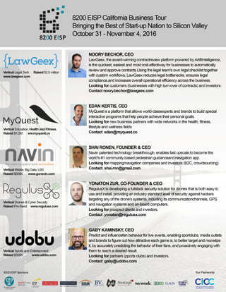 8200 EISP 2016 Tour Portfolio | PDF