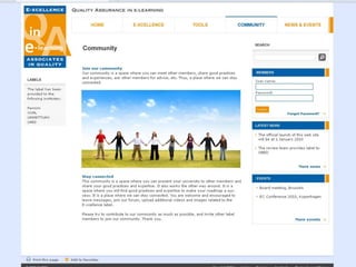 SEQUENT supporting quality in e-learning | PPT