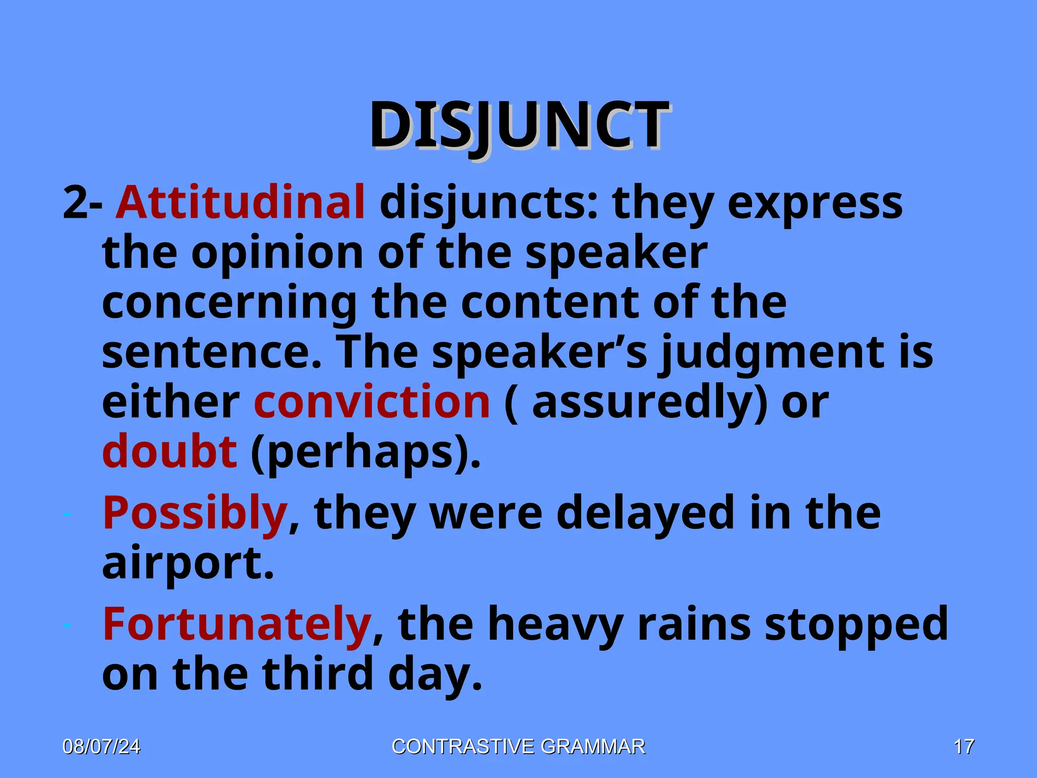 ADVERBS IN ENGLISH (adverbios en ingles) | PPT