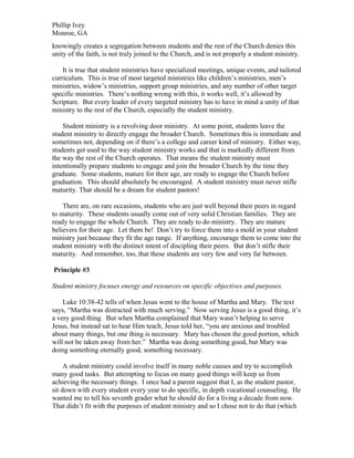 11 Principles of a Successful Youth Ministry | PDF