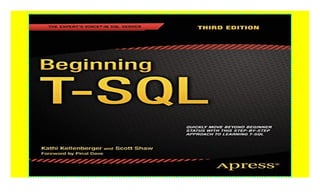 Beginning T-SQL epub$ | PPT