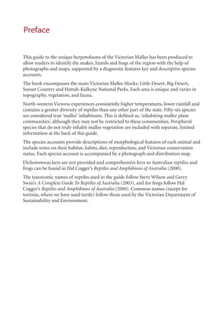 Snakes Lizards And Frogs Of The Victorian Mallee Michael Swan Simon ...