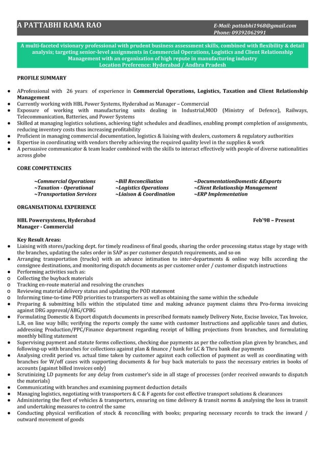 apr resume | PDF