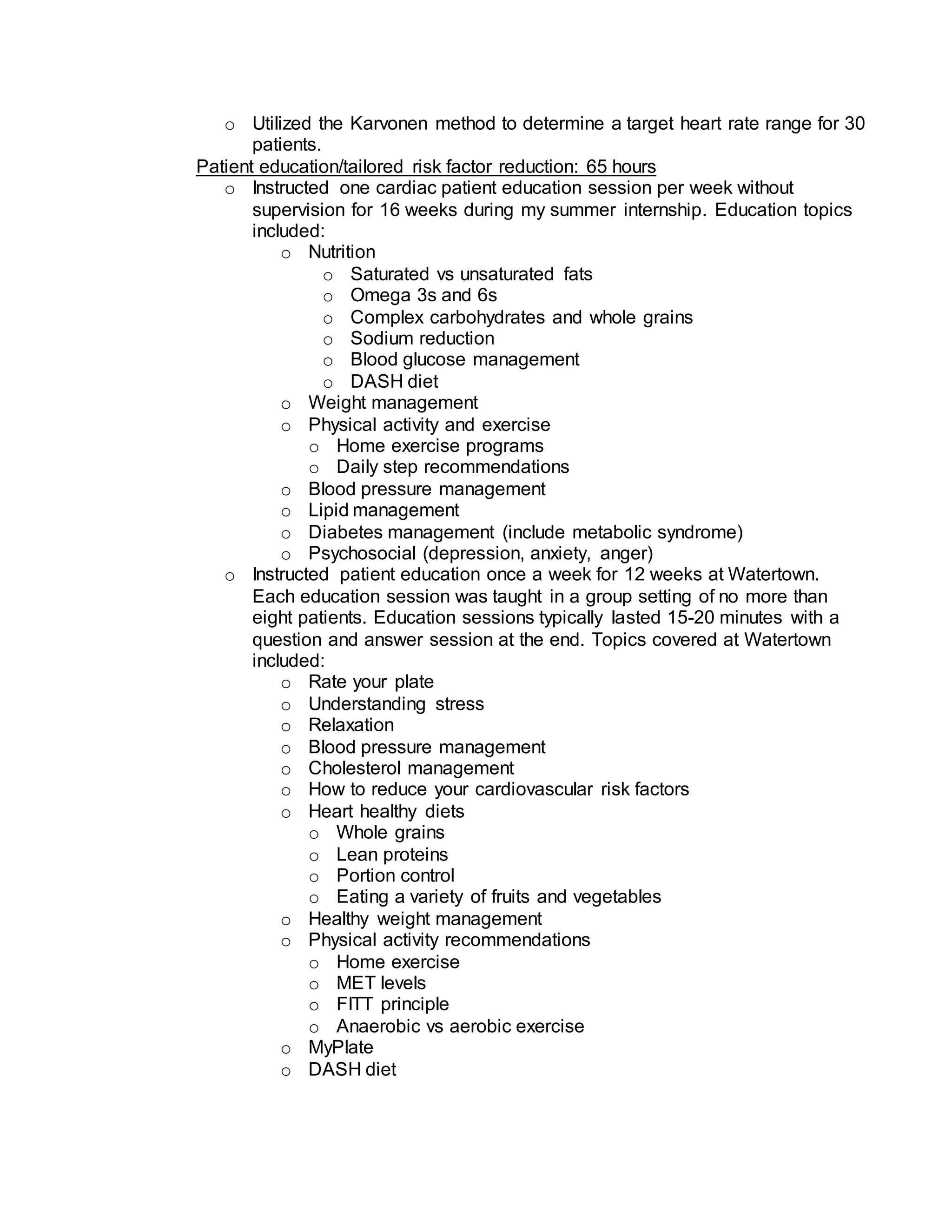 Clinical Practicum Hours | DOCX