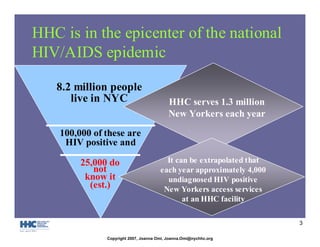 HHC Integration of HIV Testing Within Routine Care | PDF