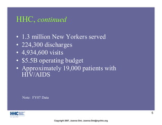 HHC Integration of HIV Testing Within Routine Care | PDF