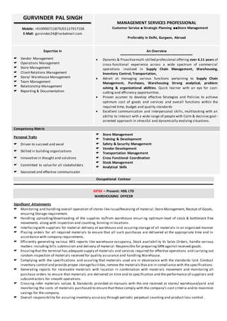 GURVINDER PAL SINGH RESUME | DOCX