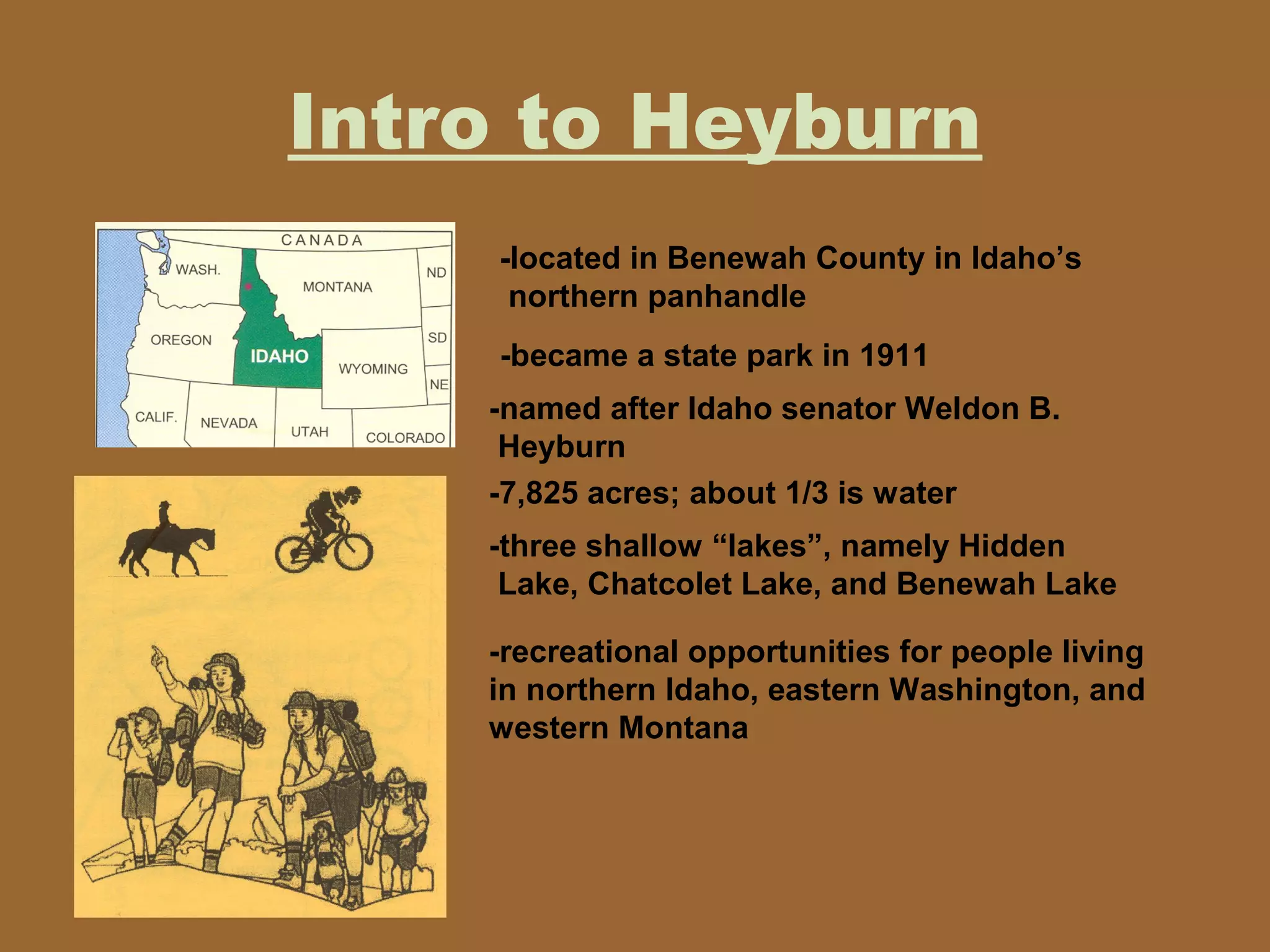 A Case Study of Heyburn State Park | PPT