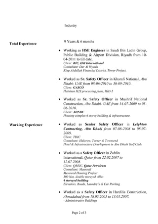 sajid cv updated | PDF