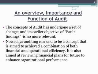 Auditing and Audit Process in Organization | PPTX