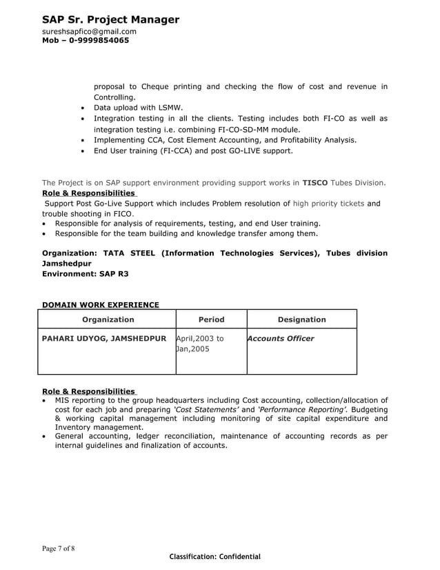 Suresh SAP Project Manager-Resume | DOC | Cloud Computing | Internet