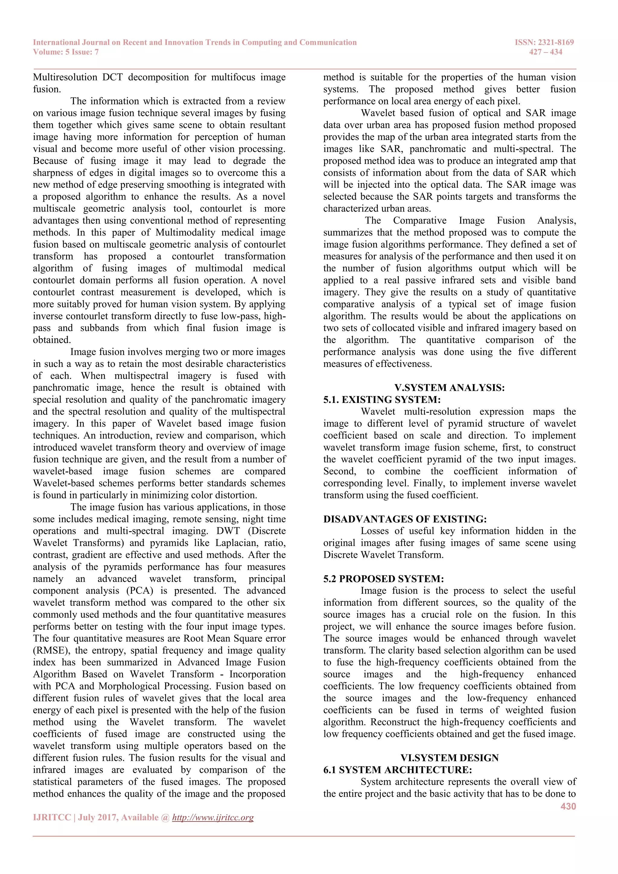 Blending of Images Using Discrete Wavelet Transform | PDF | Photo Editing Software | Computer ...