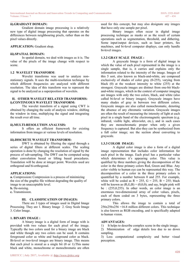 Blending of Images Using Discrete Wavelet Transform | PDF