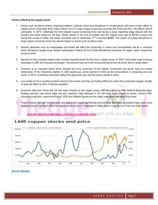 Copper Fundamental report | PDF