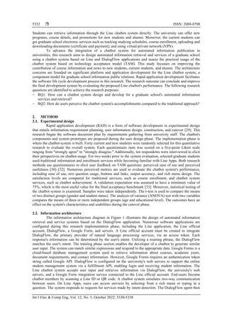 Automated information retrieval and services of graduate school using chatbot system | PDF