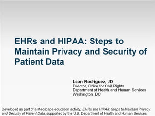 HIPAA Slides | PPT