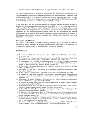 A NOVEL CHARGING AND ACCOUNTING SCHEME IN MOBILE AD-HOC NETWORKS | PDF