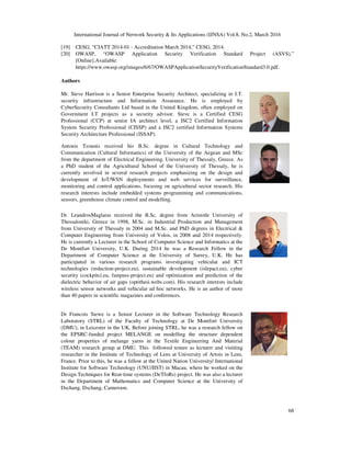 A SECURITY EVALUATION FRAMEWORK FOR U.K. E-GOVERNMENT SERVICES AGILE ...