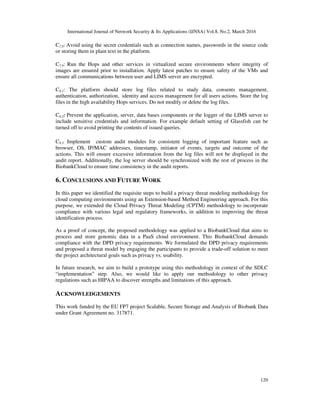 DESIGN AND IMPLEMENTATION OF THE ADVANCED CLOUD PRIVACY THREAT MODELING | PDF