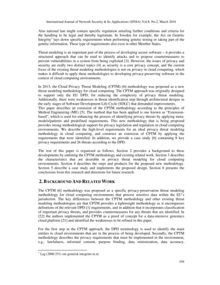 DESIGN AND IMPLEMENTATION OF THE ADVANCED CLOUD PRIVACY THREAT MODELING | PDF