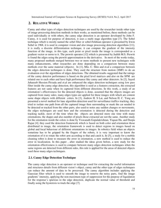 ORIENTATION EFFECTIVENESS IN THE OBJECTS DETECTED AREAS USING DIFFERENT TYPES OF EDGES DETECTION ...