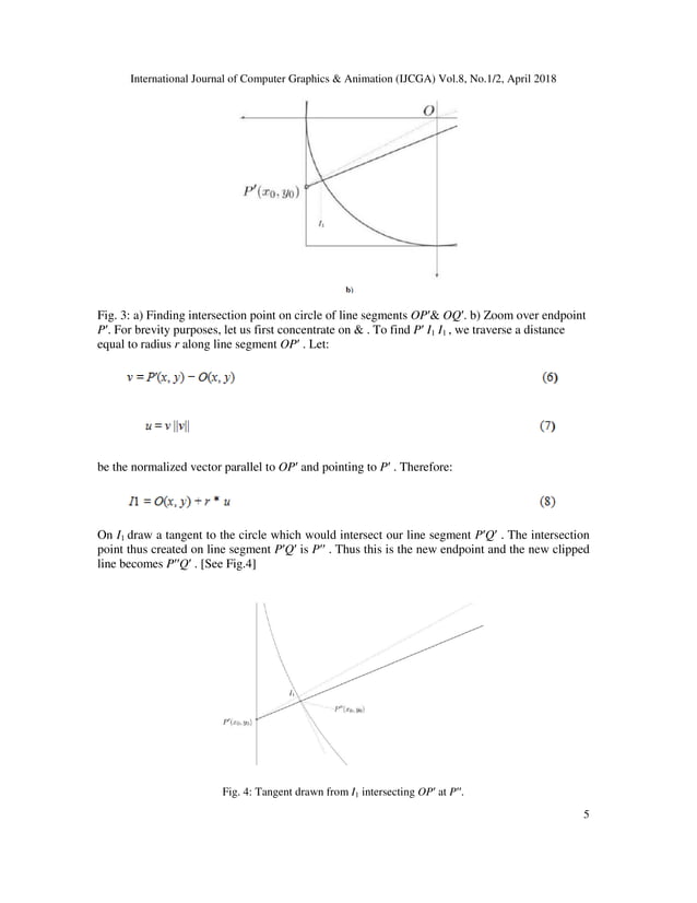 AN EFFICIENT LINE CLIPPING ALGORITHM FOR CIRCULAR WINDOWS USING VECTOR CALCULUS AND ...