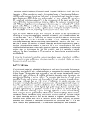 STRUCTURAL DYNAMICS AND EVOLUTION OF CAPSULE ENDOSCOPY (PILL CAMERA ...