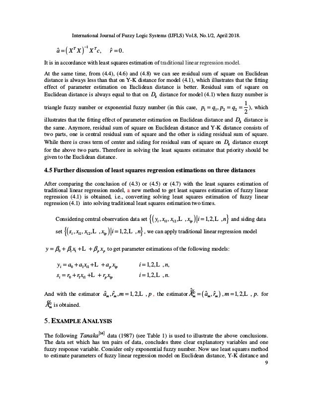 Statistical Analysis Of Fuzzy Linear Regression Model Based On Differ