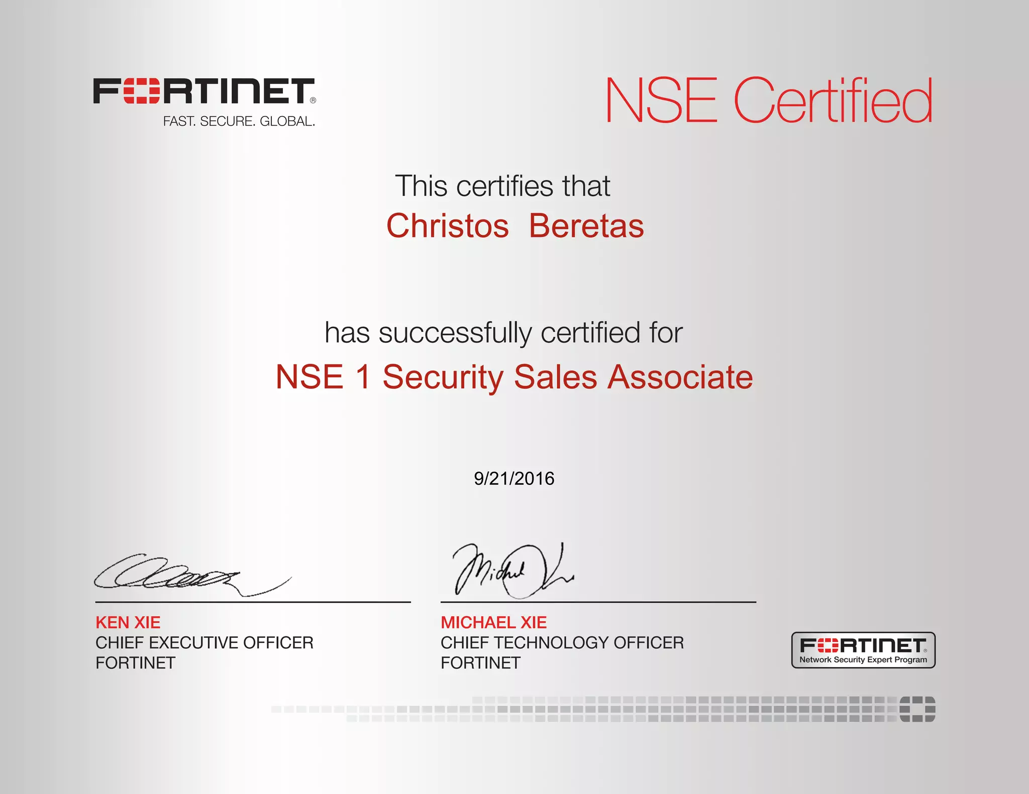 NSE1_cert | PPT