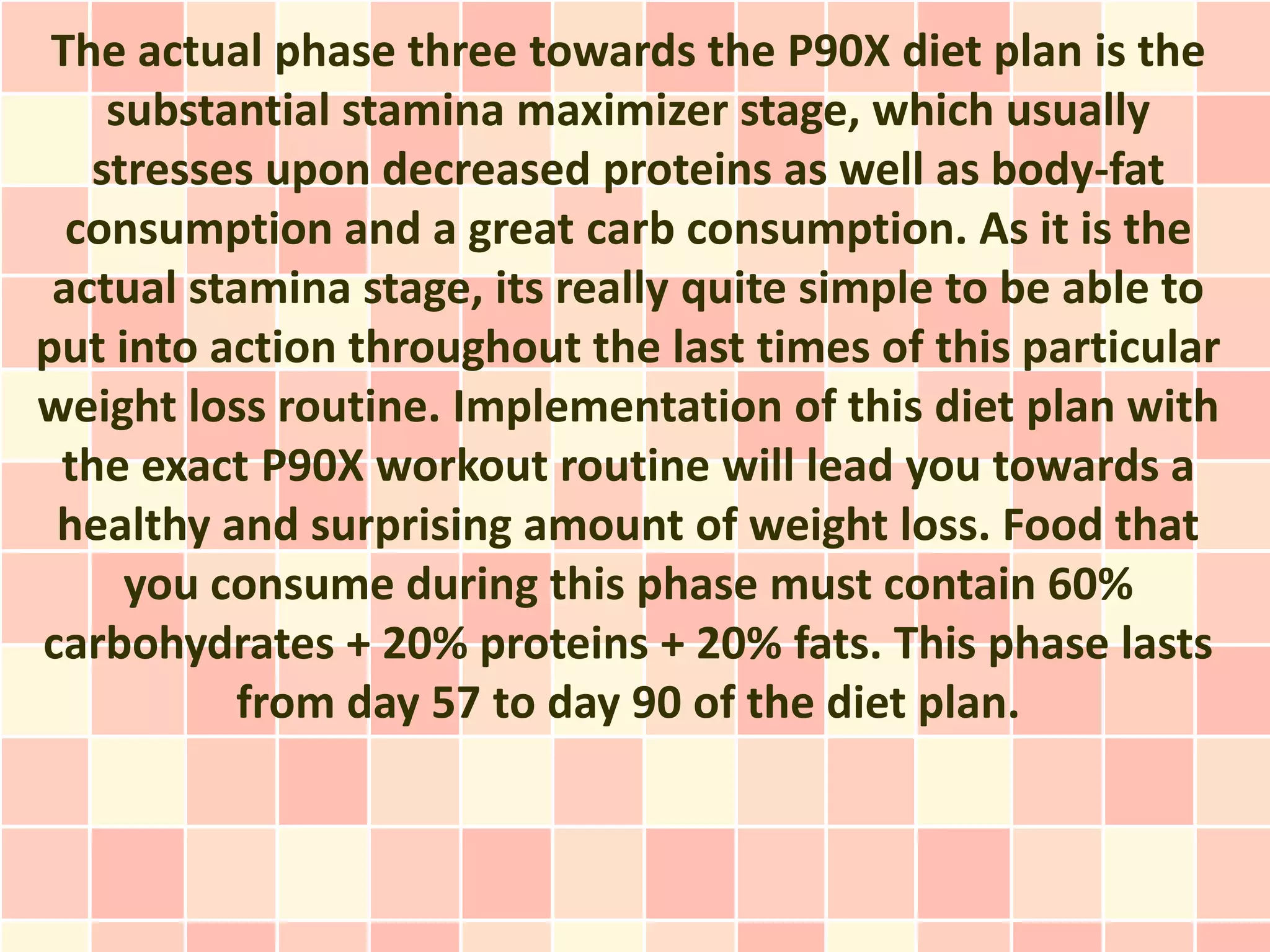 P90X Diet Plan | PPTX