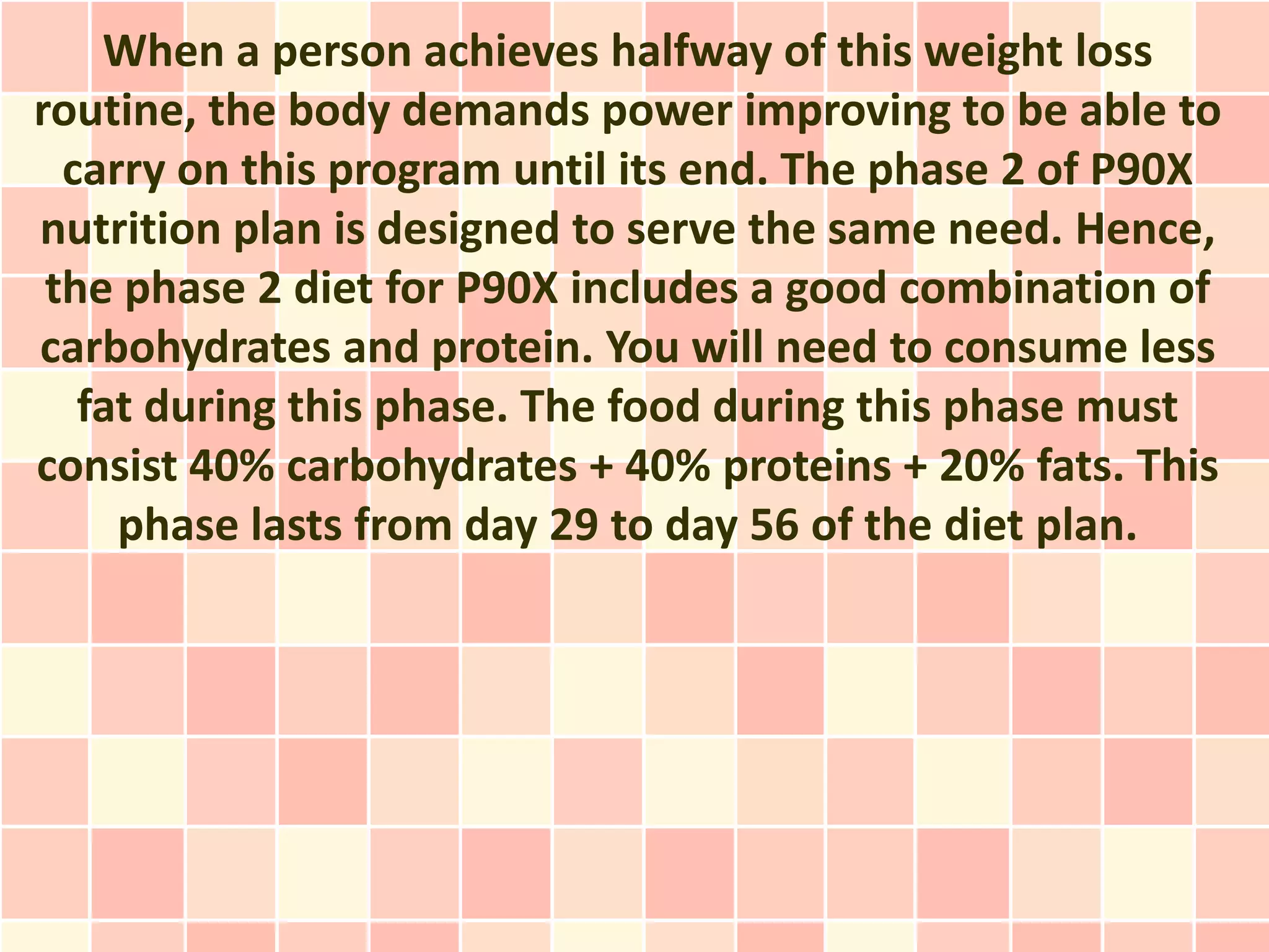 P90X Diet Plan | PPTX