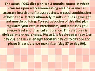 P90X Diet Plan | PPTX