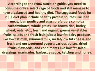 P90X Diet Plan | PPTX