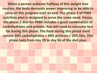P90X Diet Plan | PPTX