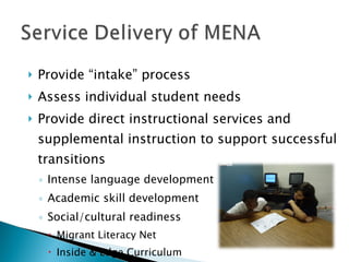8 22 11 newcomer program overview -mena | PPT