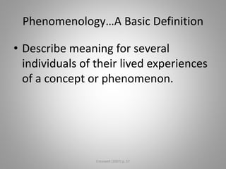 phenomenological | PPTX | Science