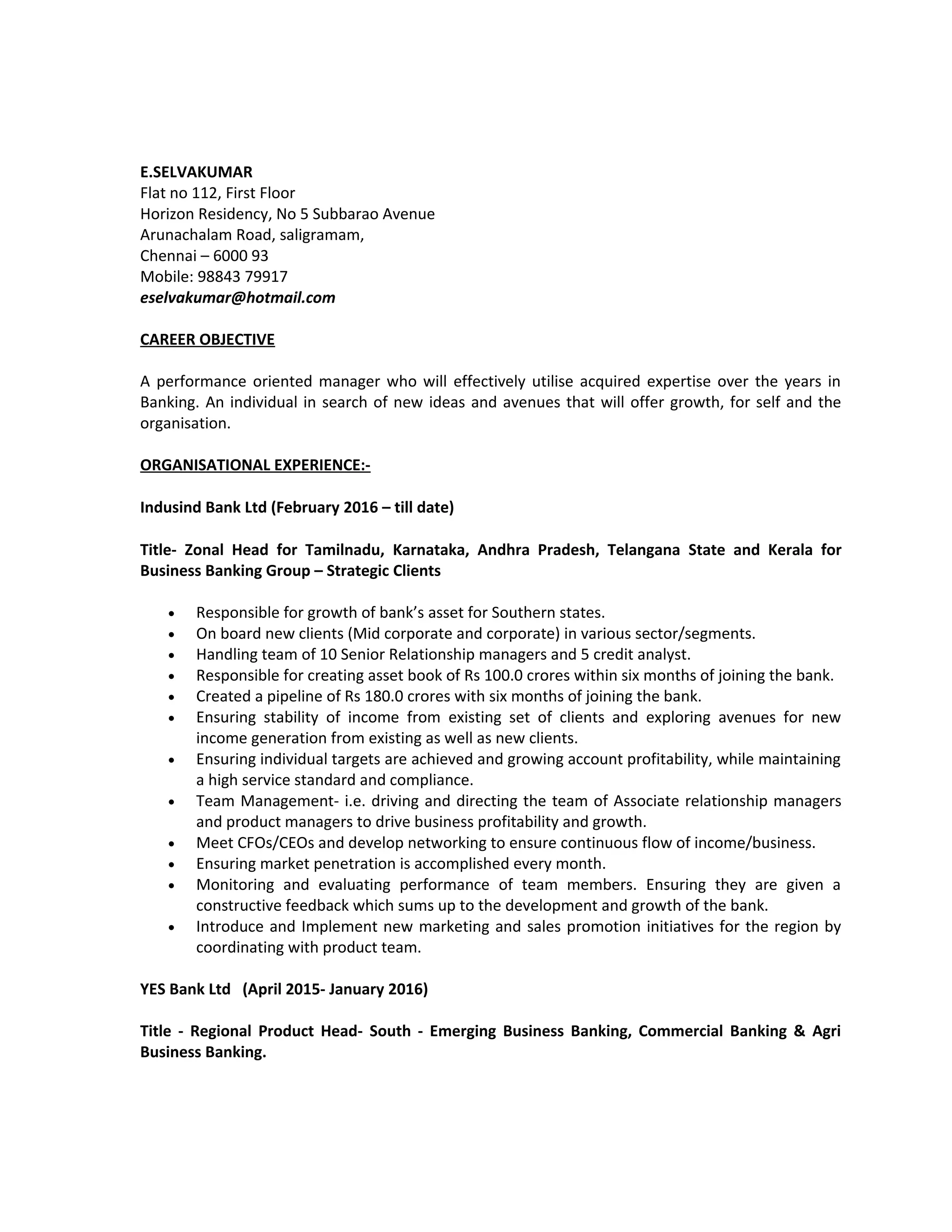 Final CV revised Selvakumar | PDF