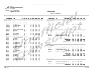 UnofficialTranscript | PPT