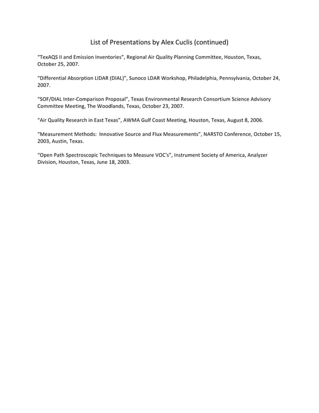 PresentationList | PDF