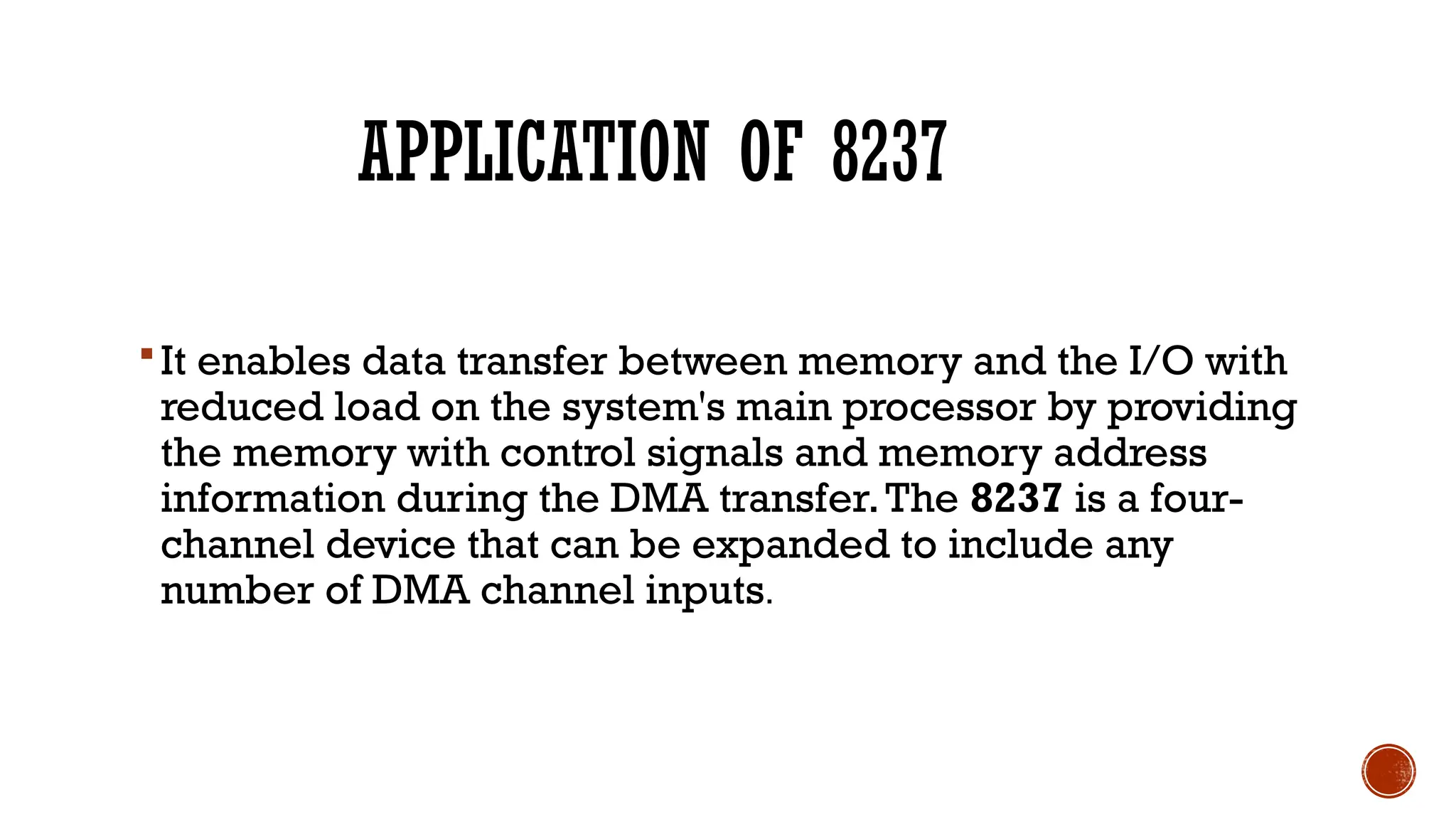 8237-DMA-Caontroller.pptx for unitiii in | PPT