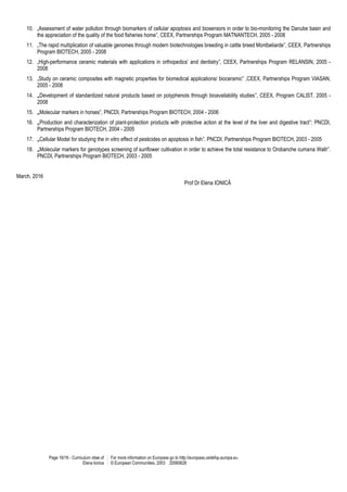 CV_EUROPASS_Elena_2016 | PDF