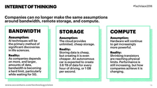 Internet of Thinking: IT Infrastructure - Tech Vision 2018 | PPT