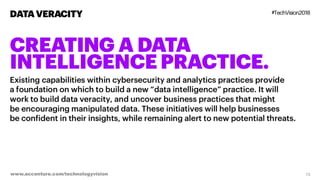Data Veracity & Integrity - Tech Vision 2018 | PDF
