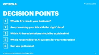 Citizen AI: AI for Good - Tech Vision 2018 | PDF