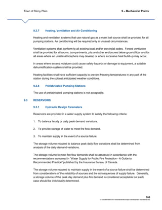 Town of Stony Plain - Municipal Design Standards | PDF