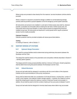 Town of Stony Plain - Municipal Design Standards | PDF
