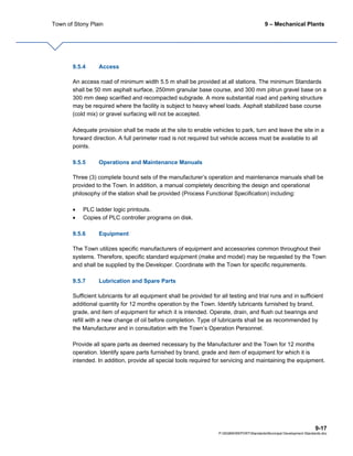 Town of Stony Plain - Municipal Design Standards | PDF